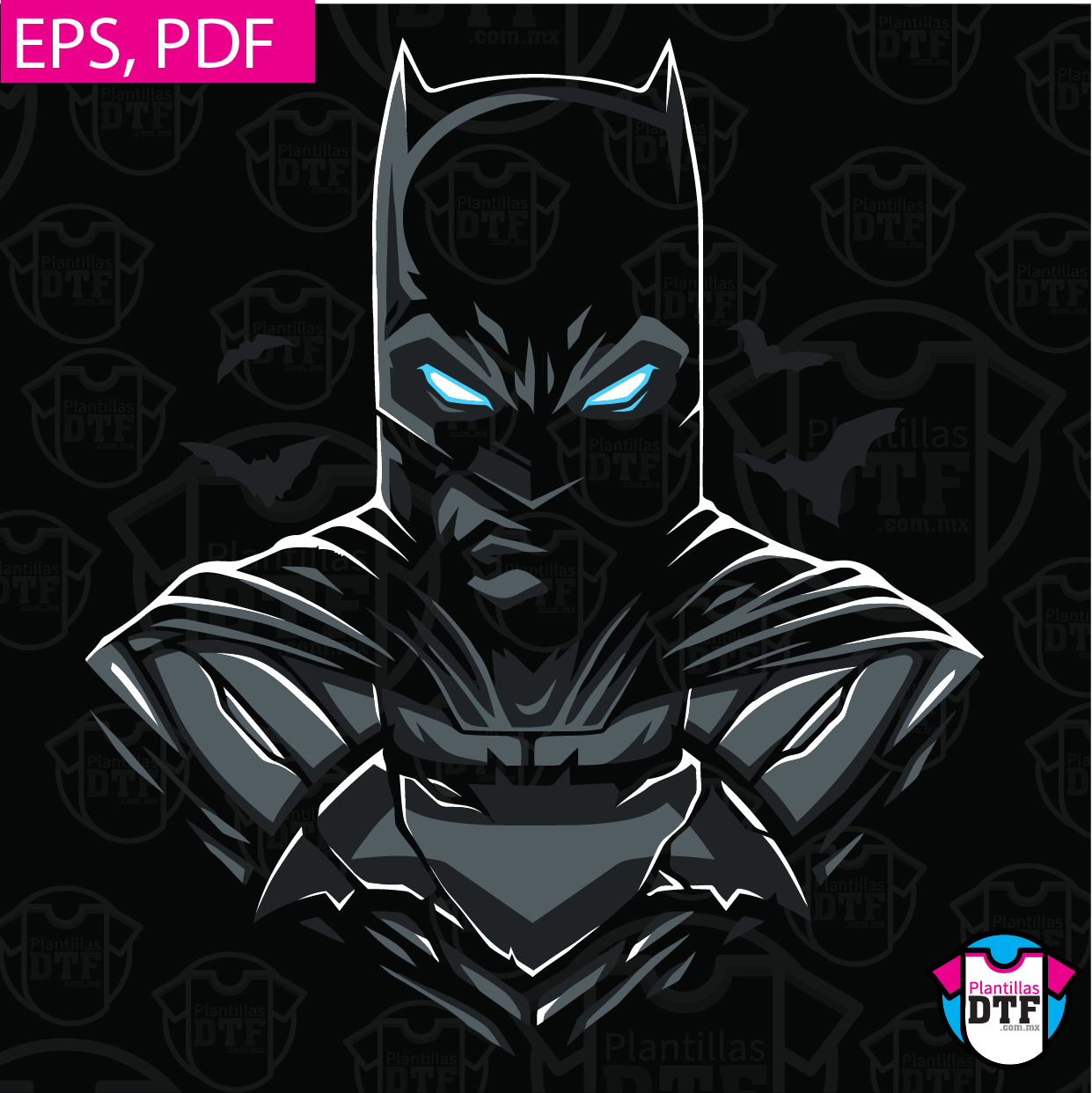 BATMAN VECTOR EPS PDF – PlantillasDTF