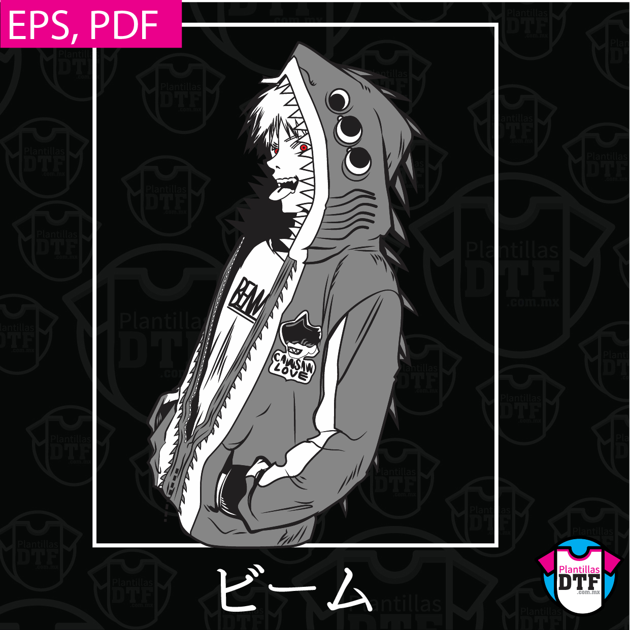 CHAINSAW MAN VECTOR2 EPS PDF-01-01 – PlantillasDTF