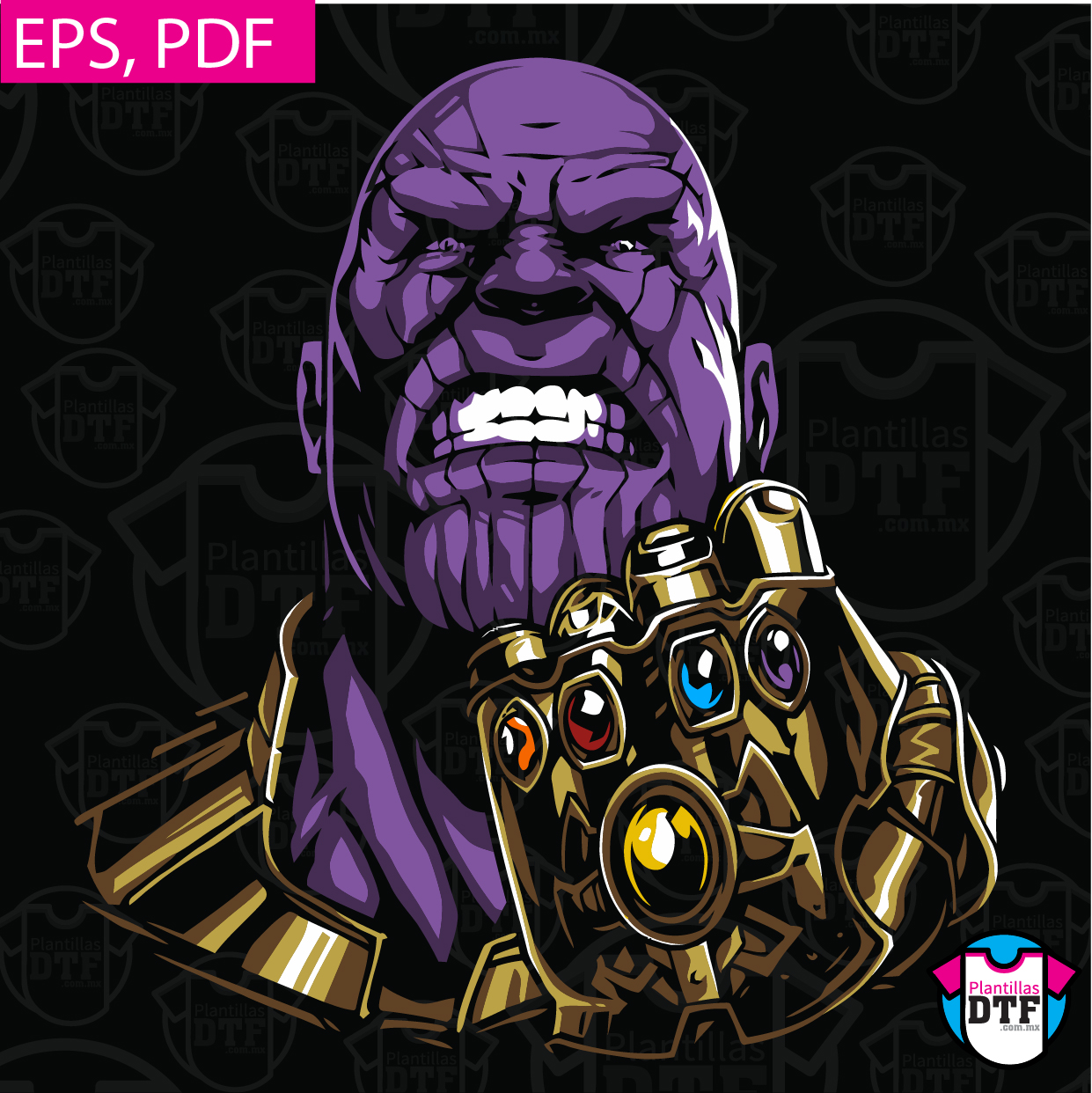 THANOS VECTOR EPS PDF – PlantillasDTF